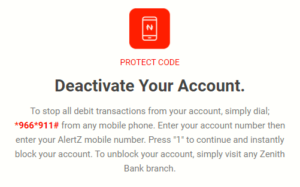 How to Block Zenith Bank Account with USSD Code & from Another Phone ...