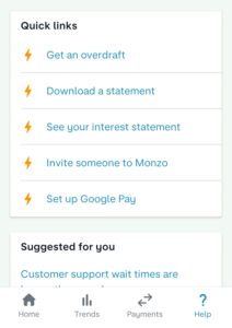 How to get Monzo Bank Account statement Online (Download) or Post
