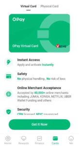 How to get Opay Virtual Card Online in Nigeria & Limit (2025) - Unleash
