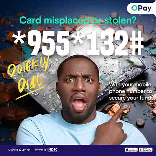 Lost or Stolen? How to Block Opay ATM Card on Phone with USSD code - Unleash
